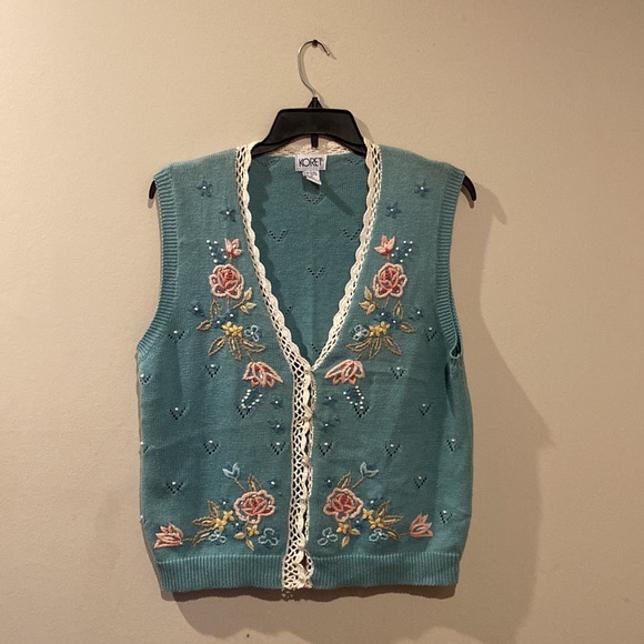 Koret | Jackets & Coats | Vintage Embroidered Floral 8s Style Koret ...